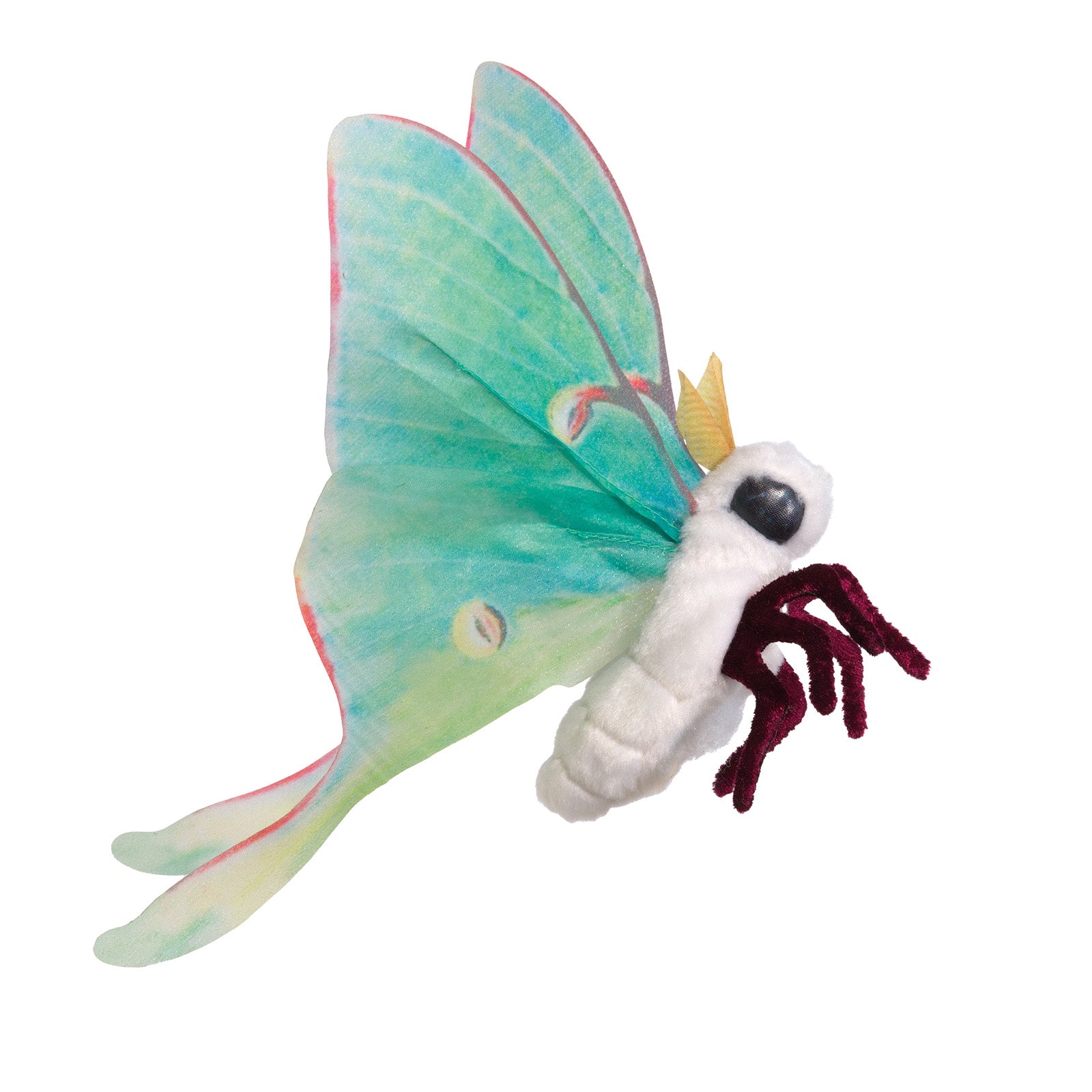 Mini Luna Moth Finger Puppet, New for 2025!