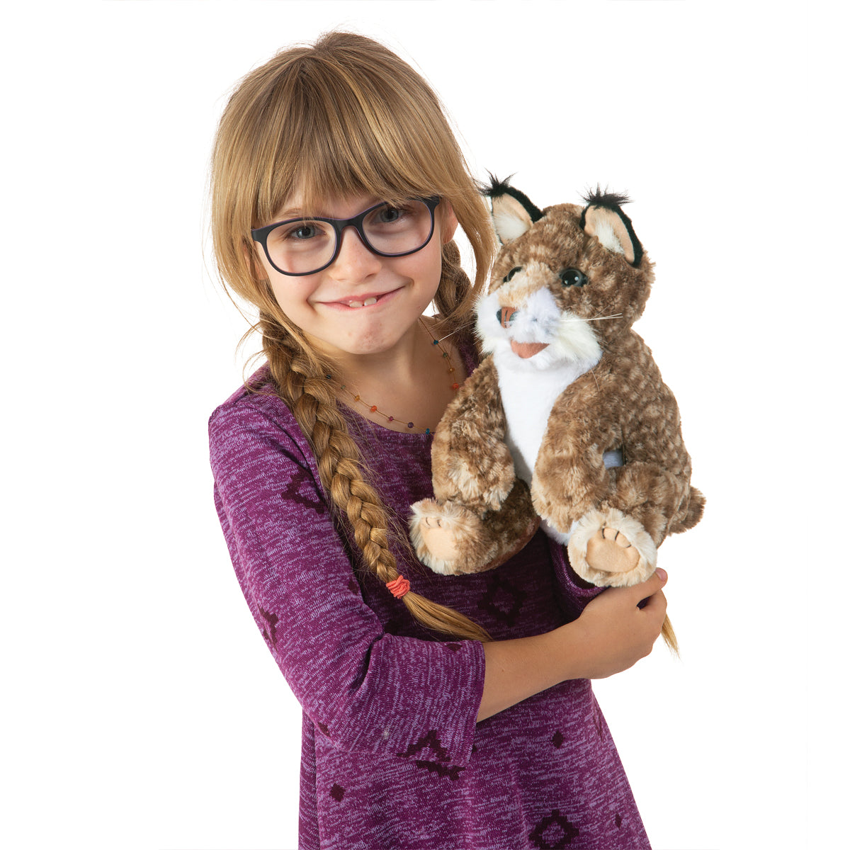 Bobcat Kitten, AKA Lynx Cat, AKA Bobcat or Wild Cat Hand Puppet